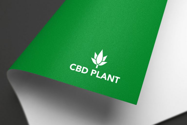 CBD oil packaging design print-ready template - Munez Studio