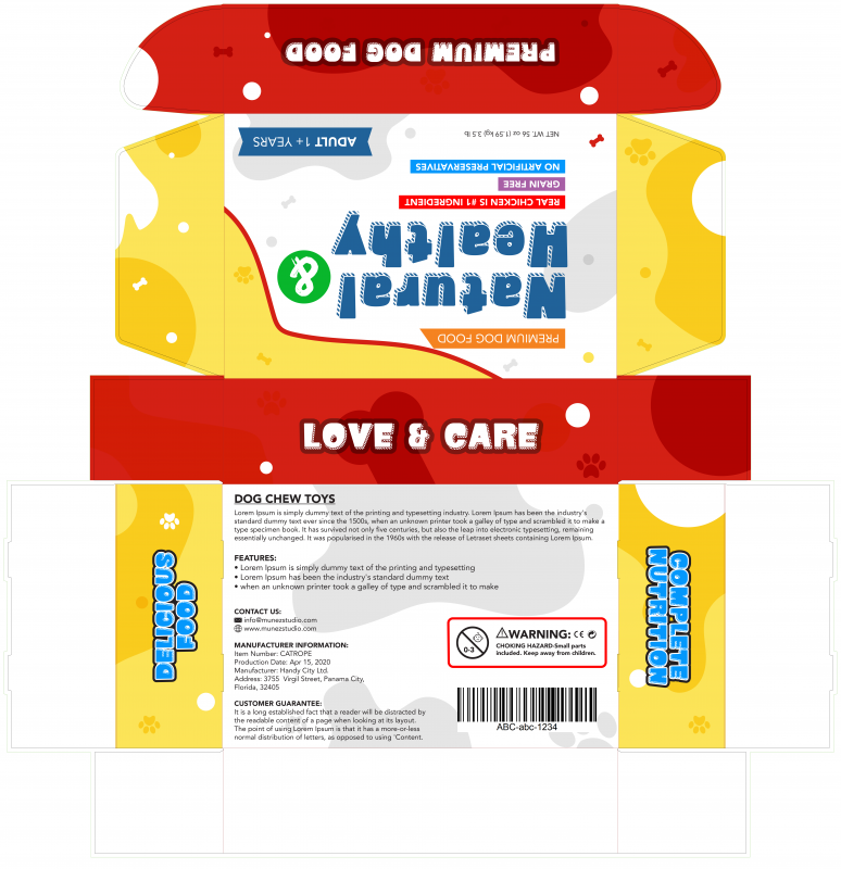 Pet Food Packaging Design Template - Munez Studio