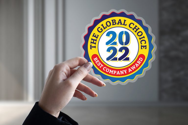 Best Company Award Sticker print-ready editable - Munez Studio